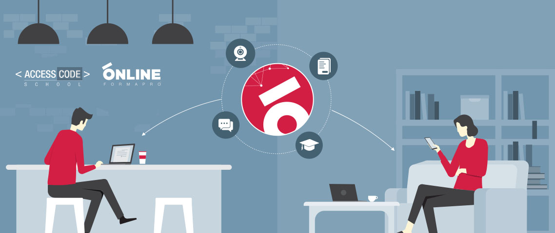 Access Code School "online" et à distance évidemment ! - Access Code School